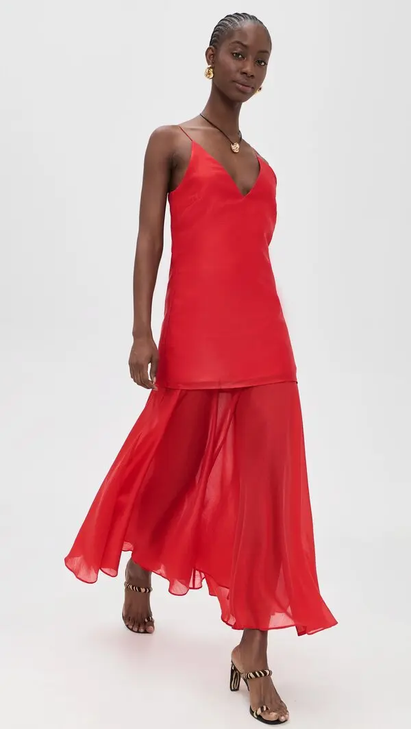 MARQUES' ALMEIDA Laye Strappy Maxi Dress