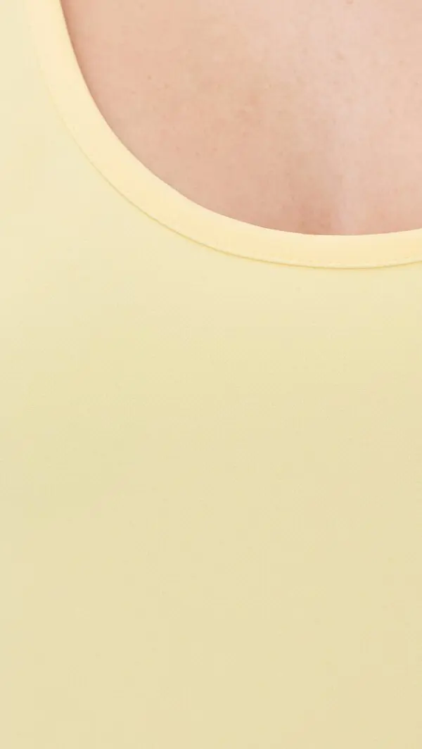 Wardrobe.NYC Matte Tank Dress - Lemon