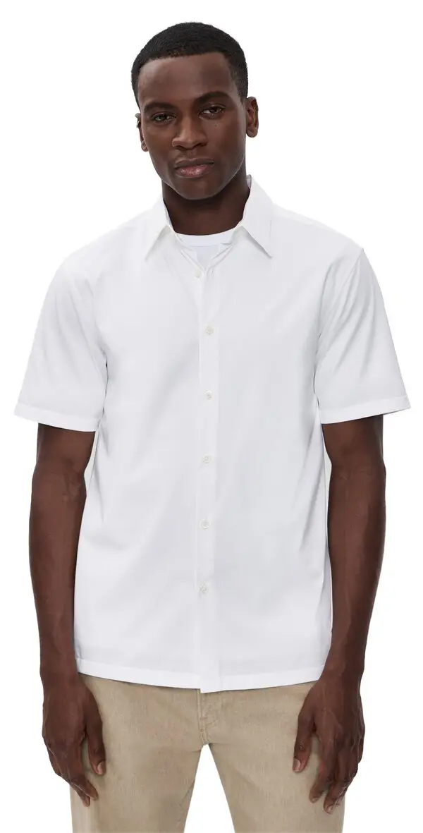 Theory Irving Short Sleeve Shirt - White