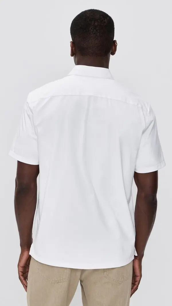 Theory Irving Short Sleeve Shirt - White