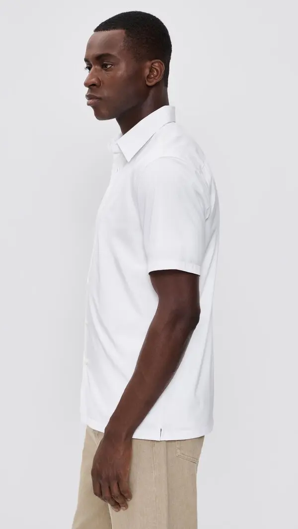 Theory Irving Short Sleeve Shirt - White