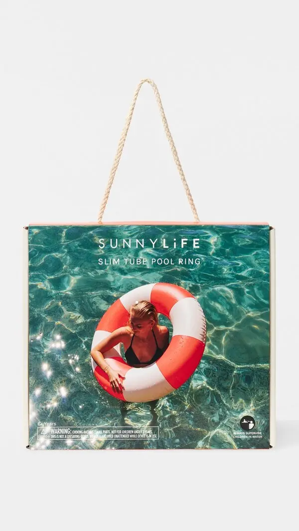 SUNNYLIFE Slim Tube Pool Ring