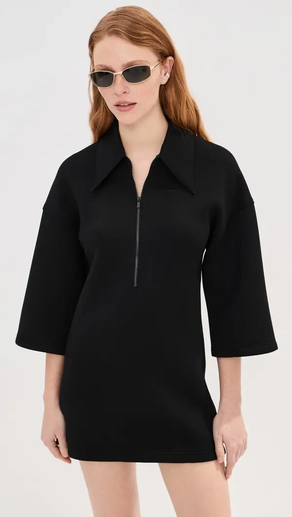 Tibi Slim Tunic With Zip Front