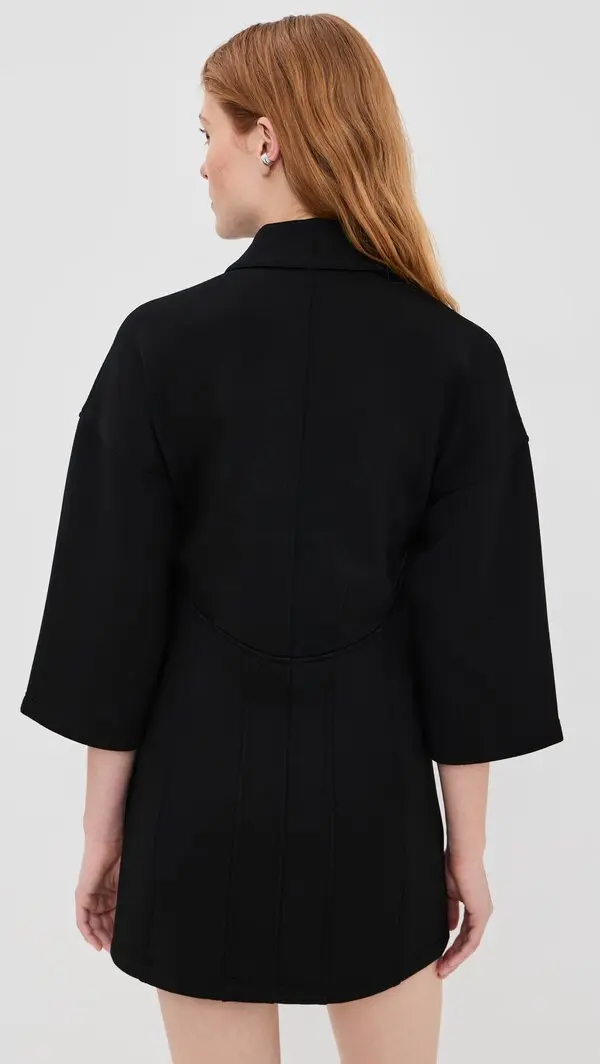 Tibi Slim Tunic With Zip Front