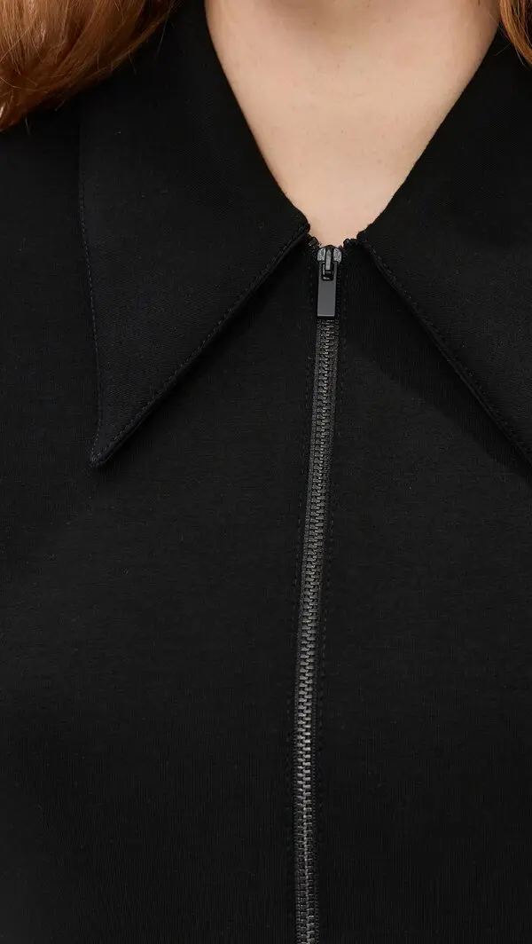 Tibi Slim Tunic With Zip Front