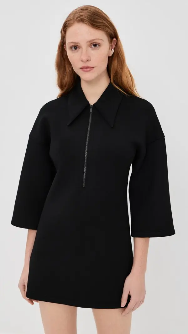 Tibi Slim Tunic With Zip Front