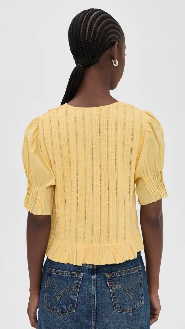 Sea Alberte Bubble Sleeve Blouse