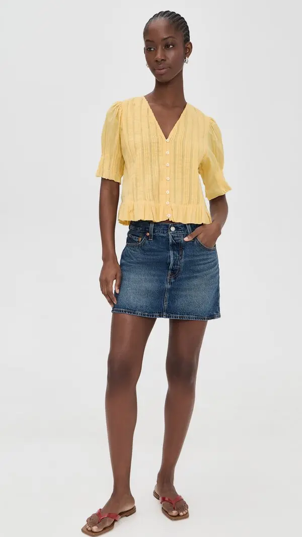 Sea Alberte Bubble Sleeve Blouse