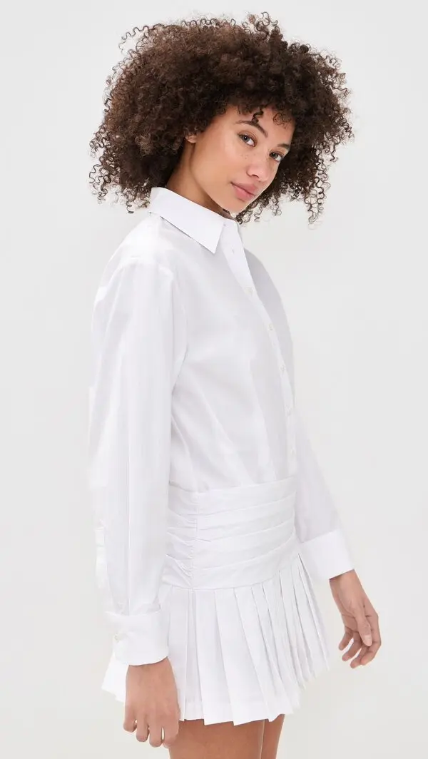 ROWING BLAZERS Pleated Shirt Dress