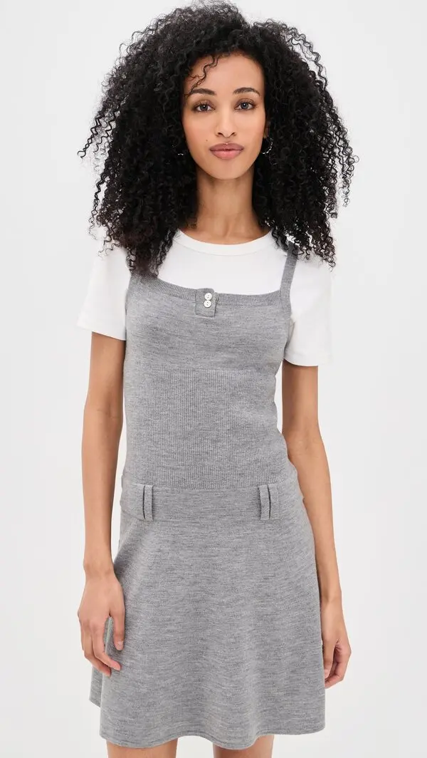Sandy Liang Glace Merino Wool Dress