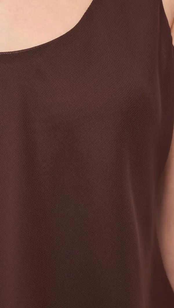 MADISON THE LABEL Anastasia Tank - Choc