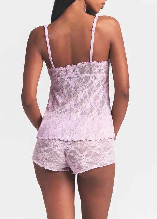 SKIMS Stretch-lace Babydoll Top - Light Pink