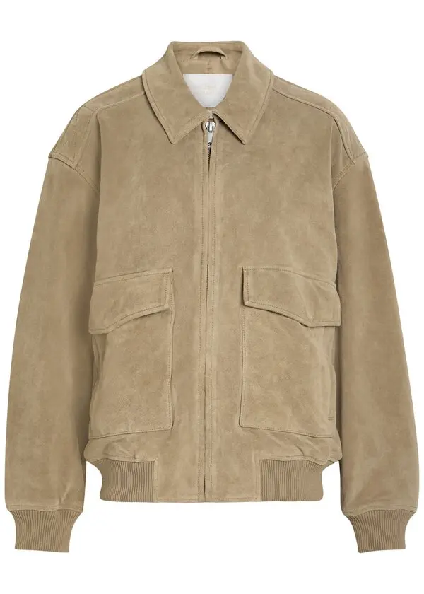 Citizens Of Humanity Vivienne Suede Jacket - Beige