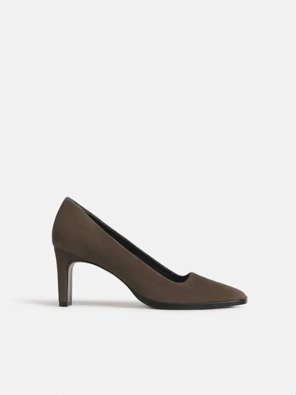 REFORMATION Inez High Heel Pump - Grey