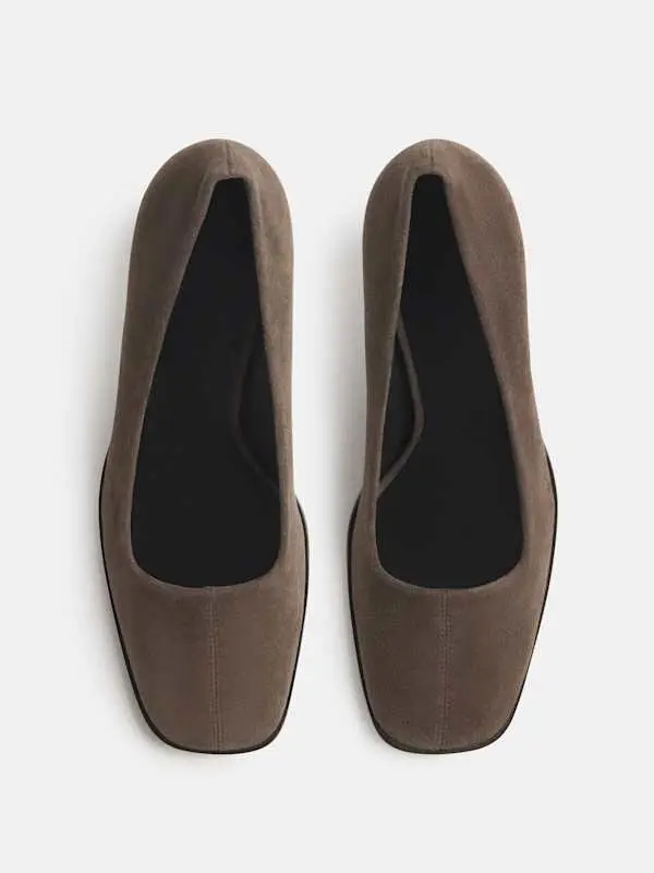 REFORMATION Inez High Heel Pump - Grey