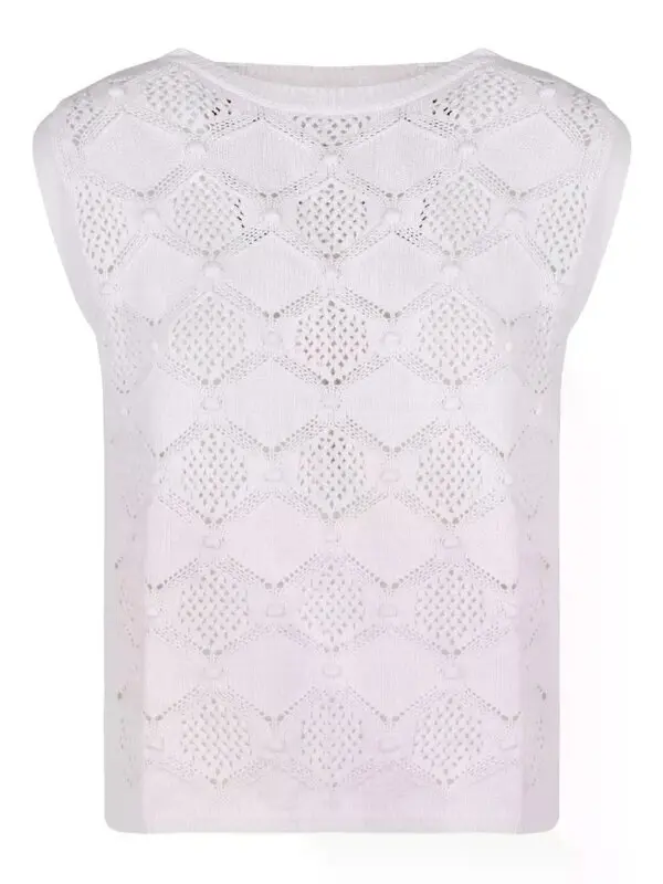 Max Mara Open-knit Top