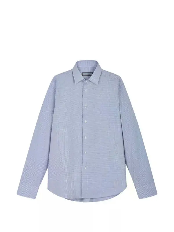 Canali Long-sleeve Checked Shirt