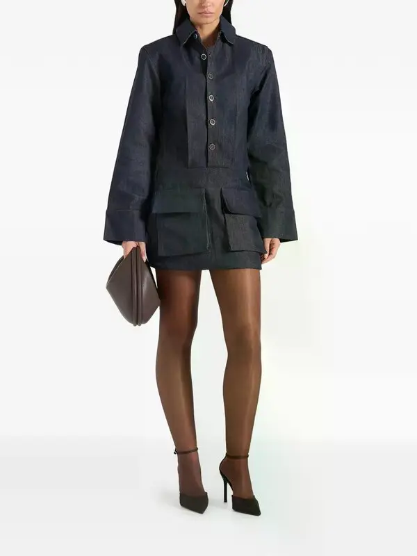 Manière De Voir Denim Mini Dress