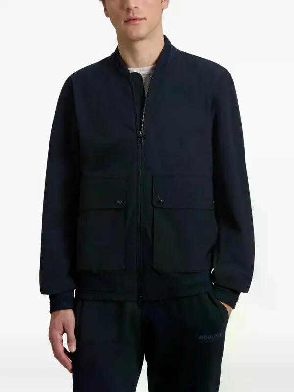 Woolrich Wesley Bomber Jacket - Blue