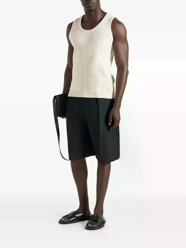 Manière De Voir Auguste Tailored Twill Bermuda Shorts