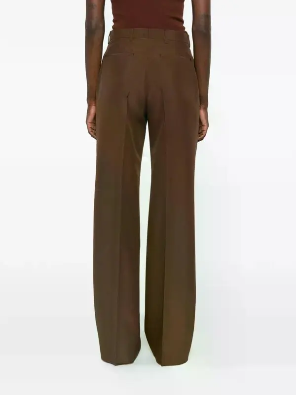 Gucci Pressed-crease Button Trousers