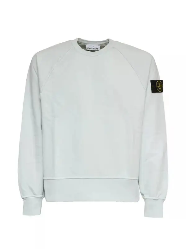 Stone Island Raglan Sleeve Fleece Sweatshirt - Blue
