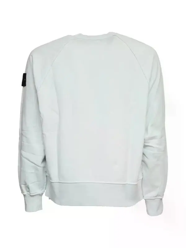 Stone Island Raglan Sleeve Fleece Sweatshirt - Blue