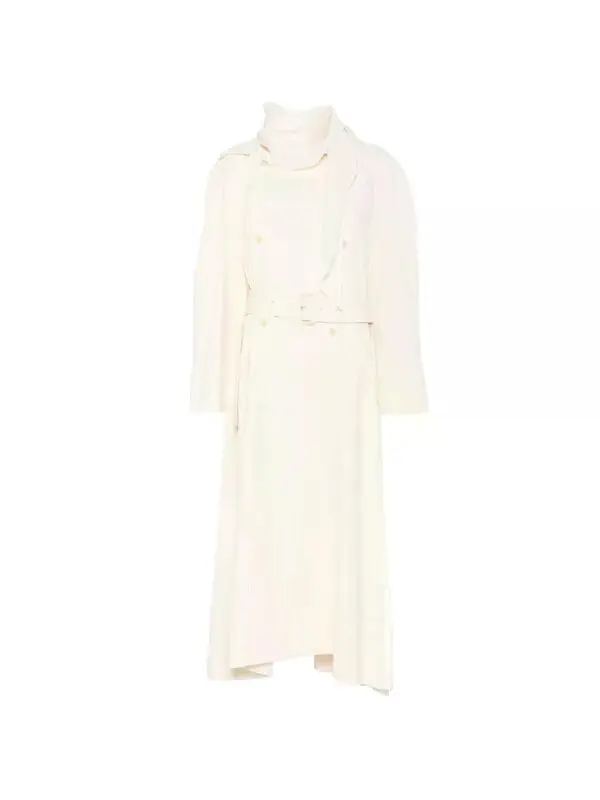 Carven Belted Double-breasted Coat