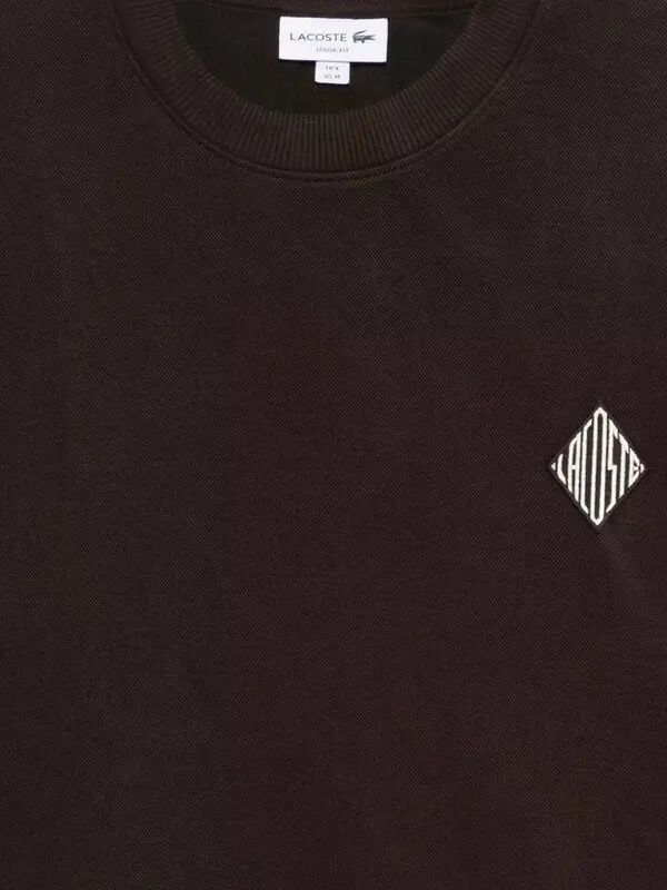 Lacoste Logo-patch Crew-neck Sweatshirt