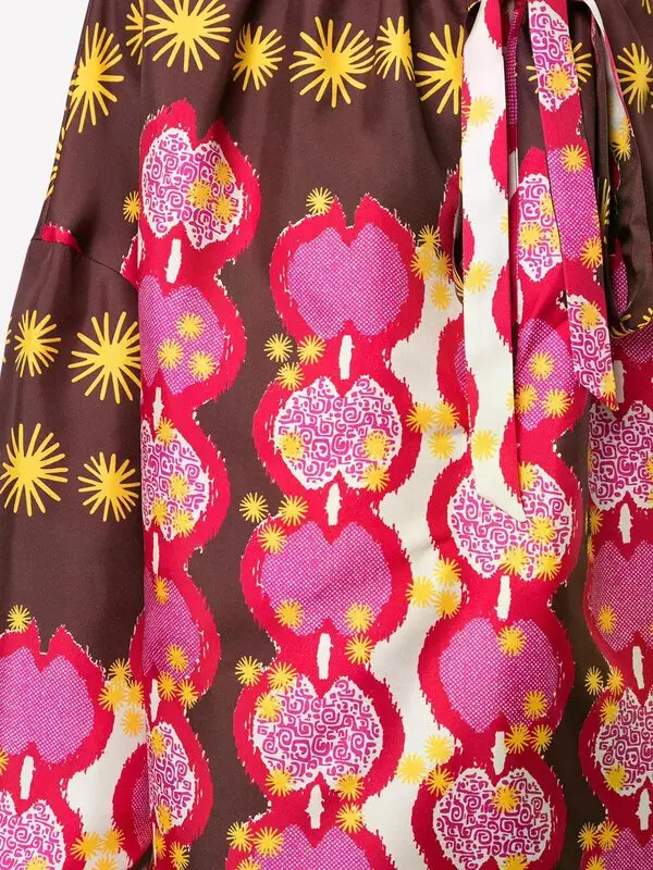 TOD'S Patterned Silk Blouse
