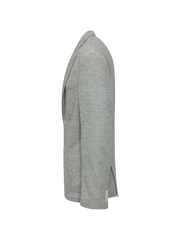 BOSS Hanry Single-breasted Blazer - Grey