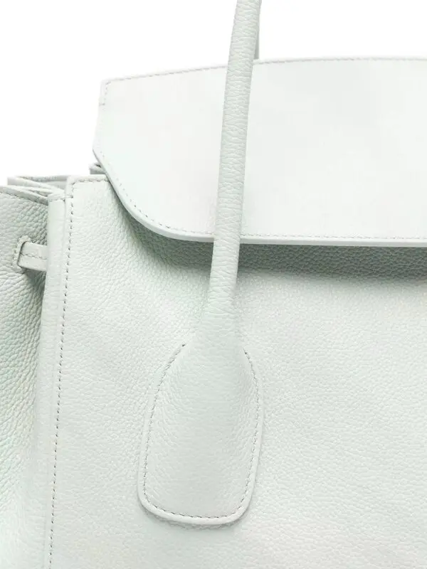 JIL SANDER Leather Tote Bag - Green
