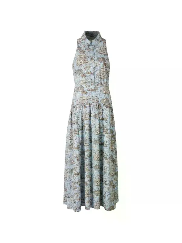Staud Romy Sleeveless Shirtdress