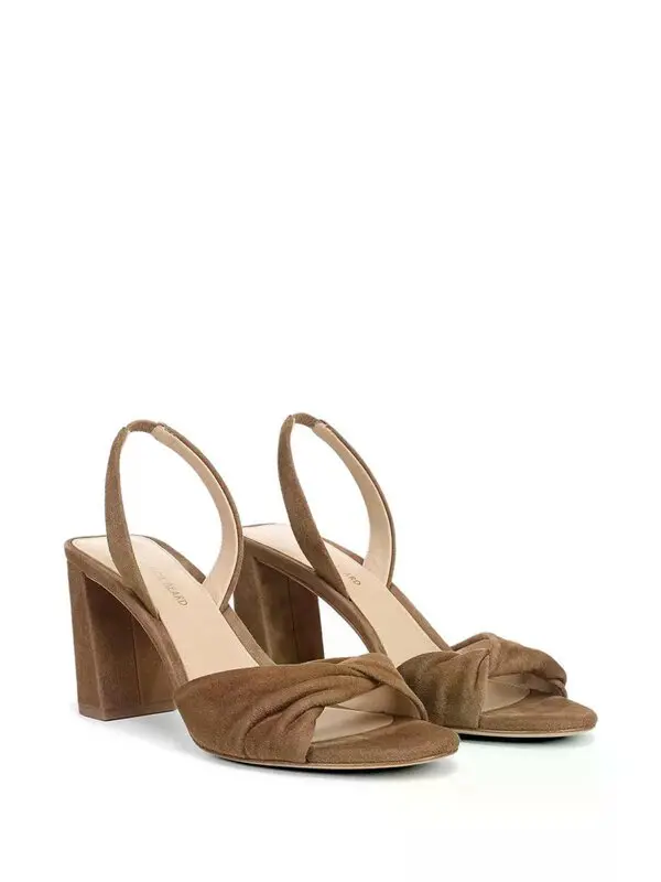 Veronica Beard Tullia Twisted Sandals - Brown