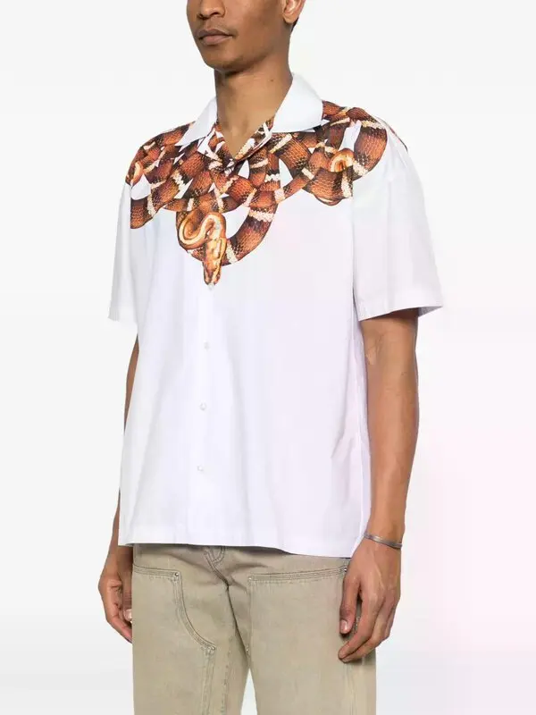 COUNTY OF MILAN Snake-print Shirt