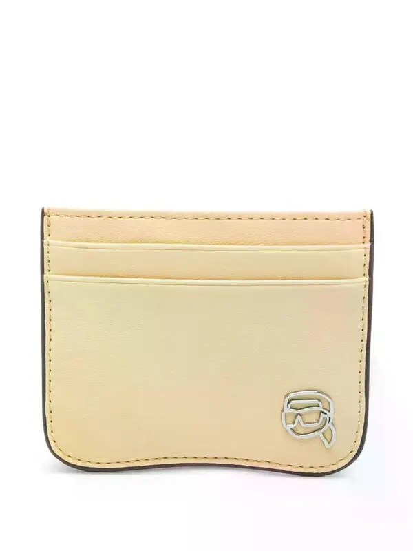 Karl Lagerfeld Ikon Smooth Outline Wallet - Neutrals