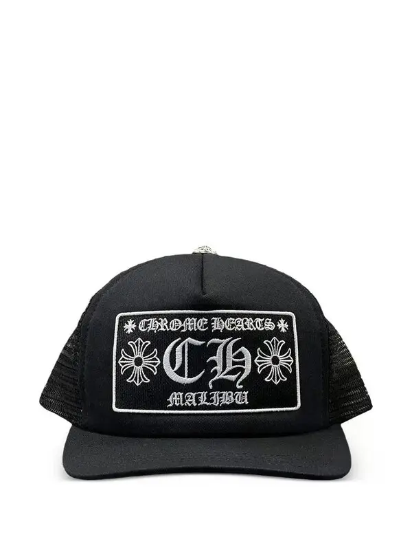 Chrome Hearts Malibu Trucker Hat - Black