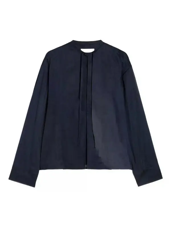 JIL SANDER Plastron Drawstring Blouse