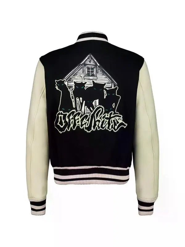 Off-White Panthers Varsity Jacket