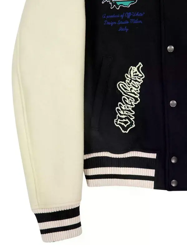Off-White Panthers Varsity Jacket
