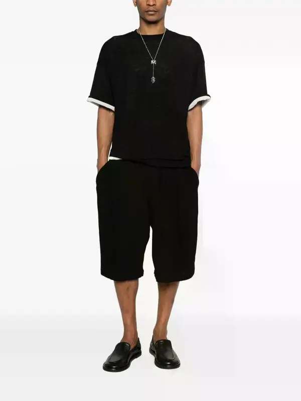 Yohji Yamamoto Elasticated-waistband Shorts