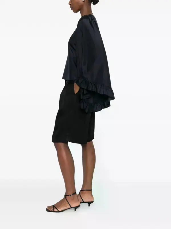 Dorothee Schumacher Playful Volumes Ruffled Blouse - Blue