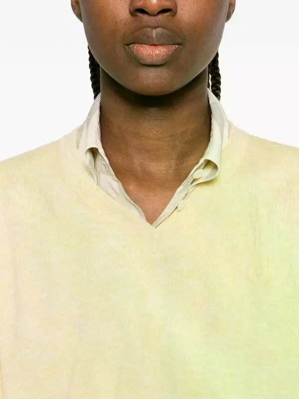THE ROW Nian V-neck Sweater - Yellow