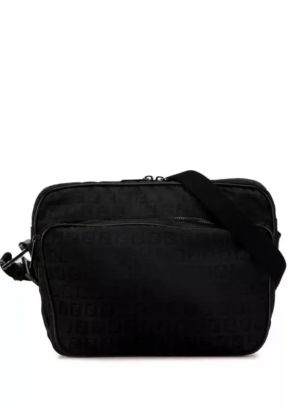 Fendi 2000-2010 Zucchino Canvas Crossbody Bag