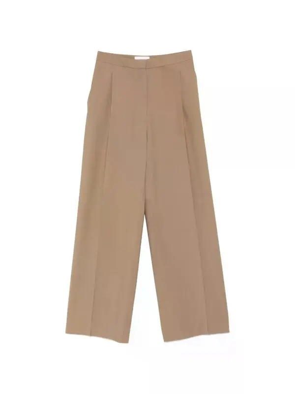 LARDINI Pleated Wide-leg Trousers
