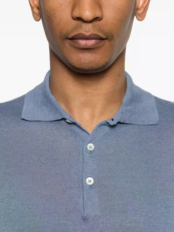 DRUMOHR Linen Polo Shirt