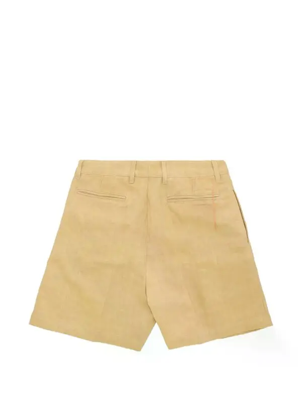 FORTELA Pleated Bermuda Shorts