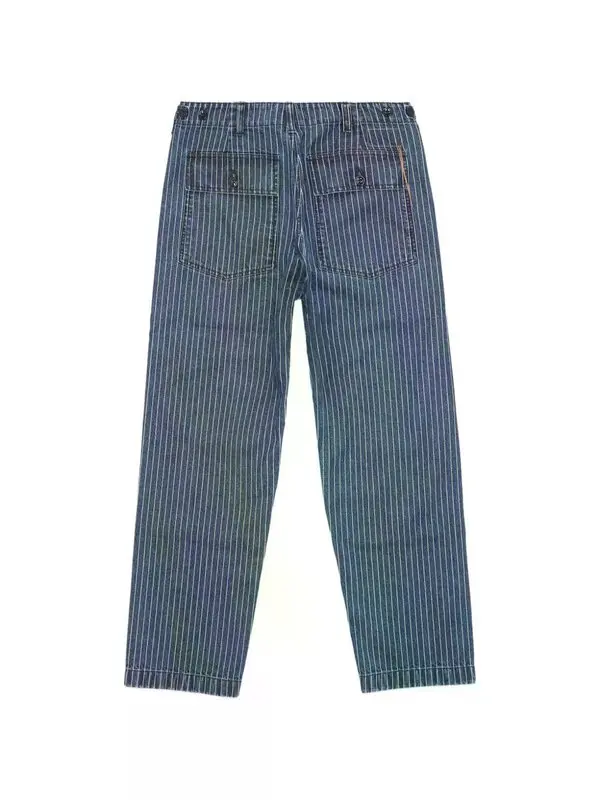 FORTELA Pinstriped Cotton Jeans
