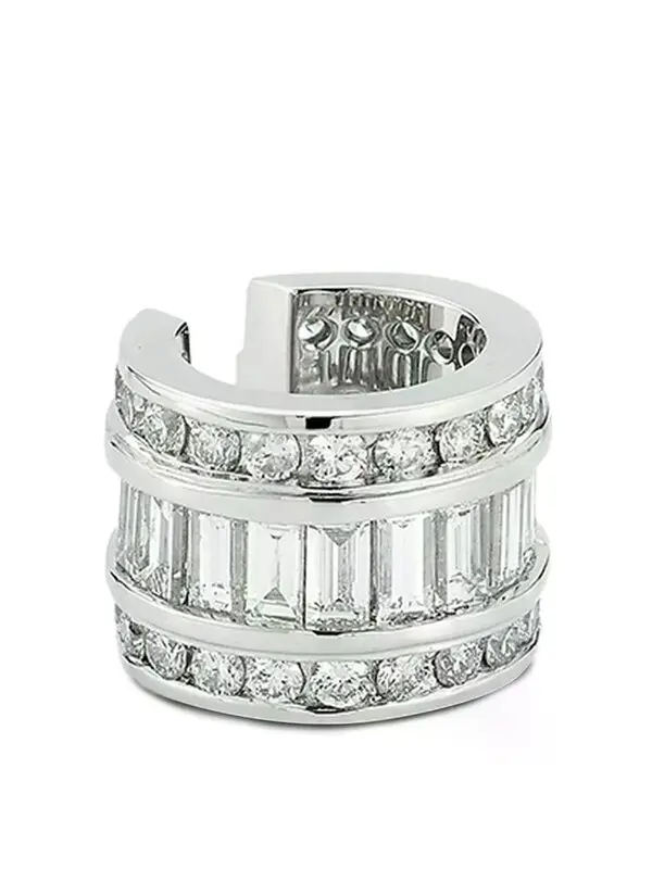 Mateo Diamond Ear Cuff - Silver