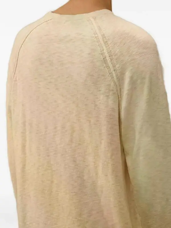 C.P. COMPANY Crew-neck Lens Raglan Sweater - Neutrals